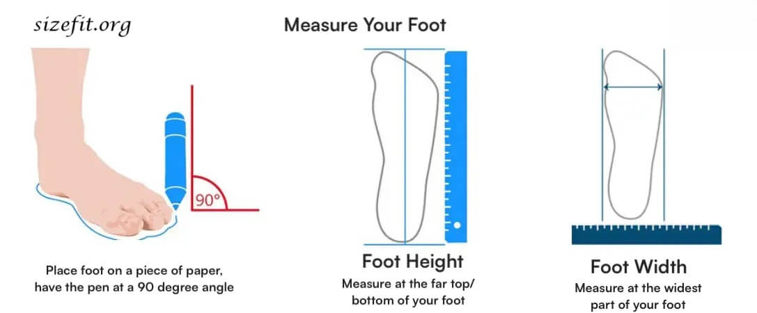 Shoe Width Chart & Guide: What Does D Mean? (2025) | SizeFit